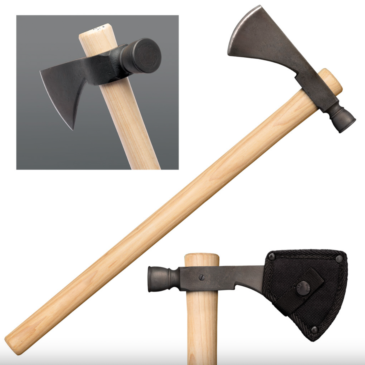 Cold Steel CS-90PHH Pipe Hawk Chopping Axe with American Hickory Handl ...
