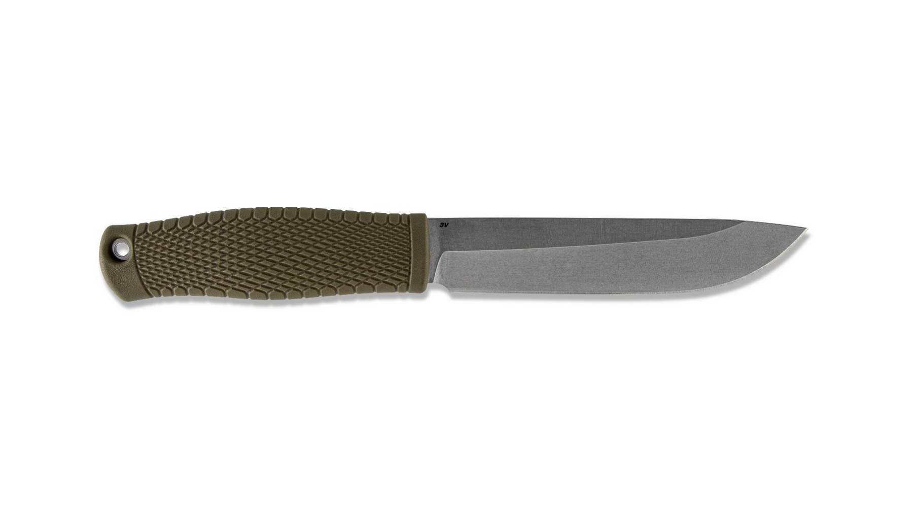 Benchmade 202 Leuku Knife Fixed Blade Ranger Green Santoprene Handle ...