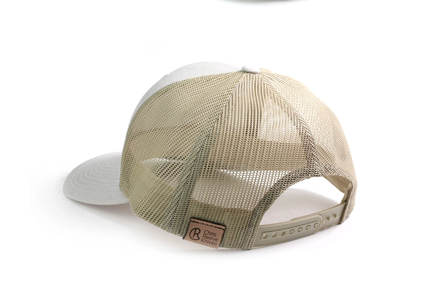 Chris Reeve CRK Favorite Trucker Think Twice Cut Once Khaki Hat (OSFA ...