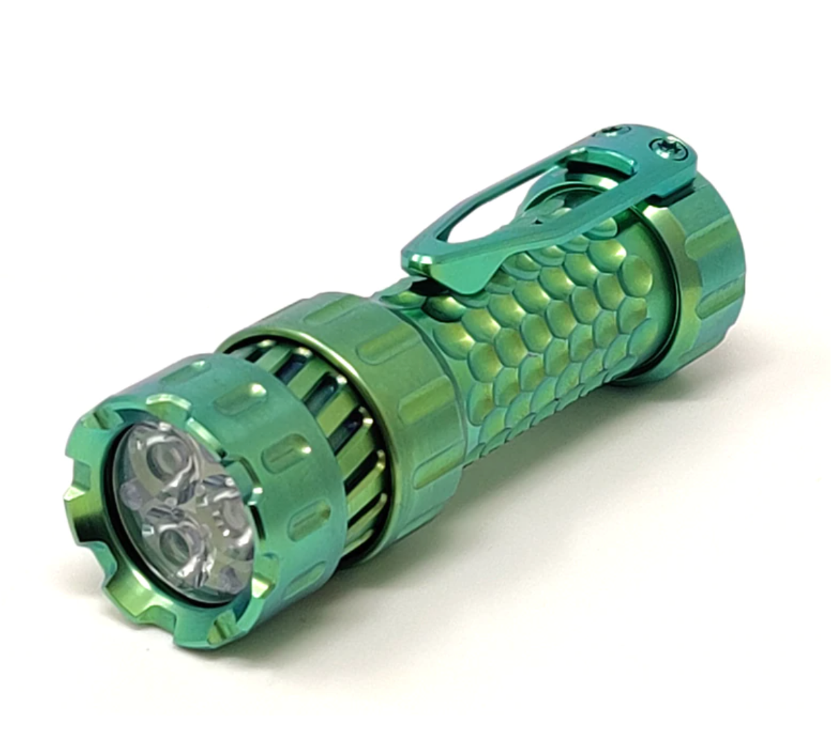Mechforce Mechtorch GEN2 Titanium Custom Torch/Flashlight Anodized Gre ...