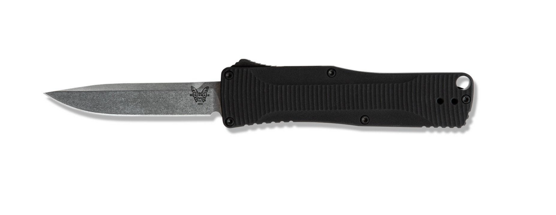 Benchmade OM 4850 D/A Micro-OTF Automatic Knife Satin Clip Point Blade ...