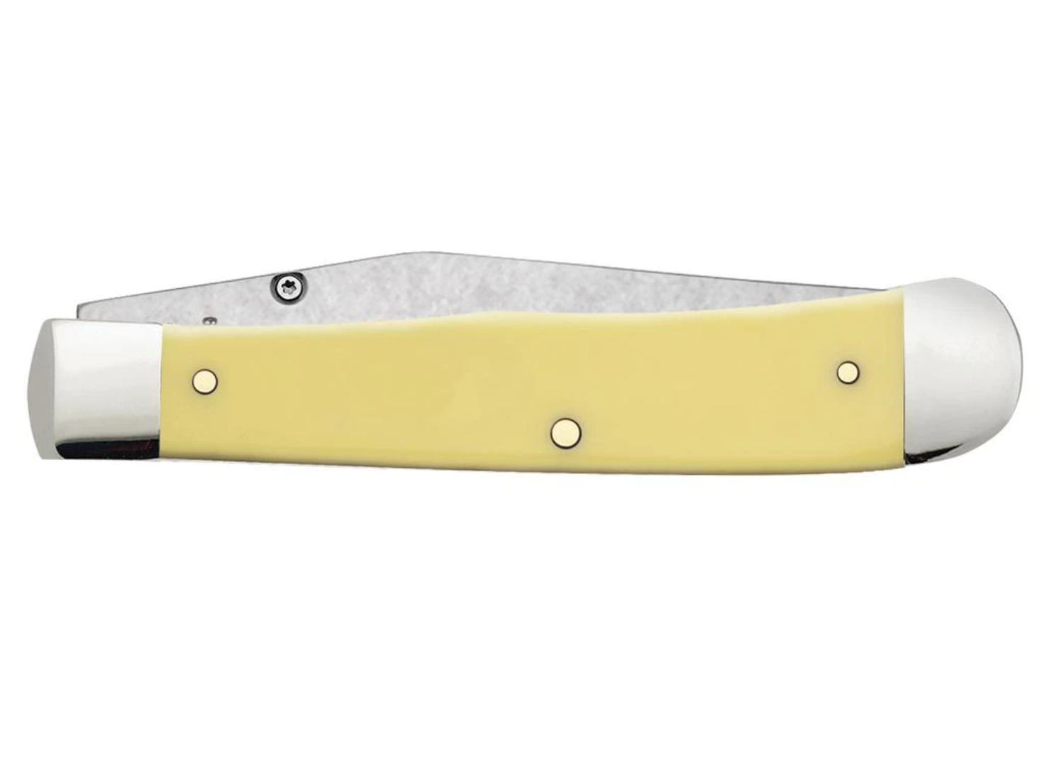 Case Yellow Synthetic Chrome Vanadium TrapperLock Knife (00111) – KnifeJoy