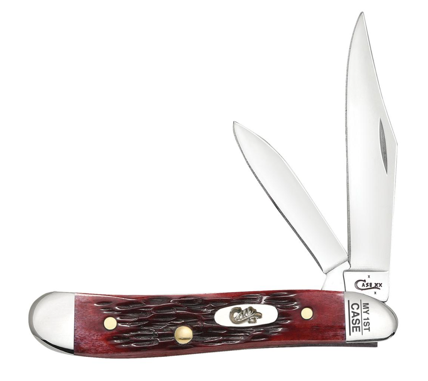 Case My First Case Peach Seed Jig Old Red Bone Peanut (03693) – KnifeJoy