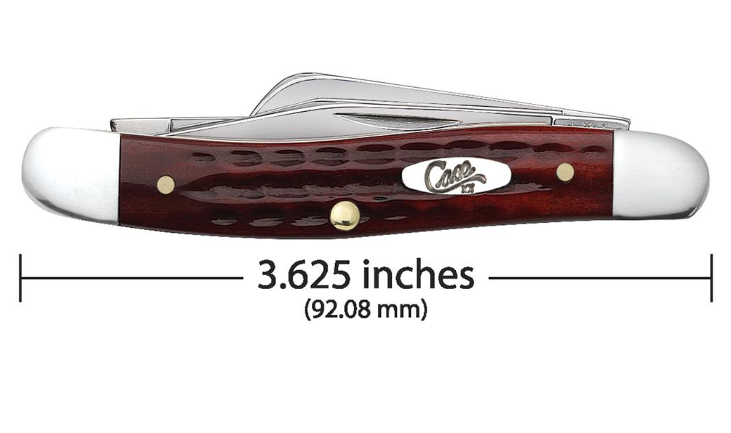 Case Pocket Worn® Old Red Bone Corn Cob Jig Medium Stockman (00786 ...