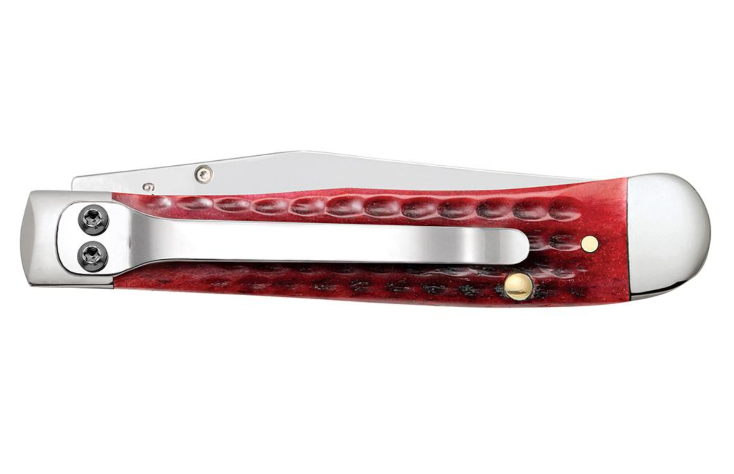 Case Kickstart® Pocket Worn® Old Red Bone Trapperlock (10306) – KnifeJoy
