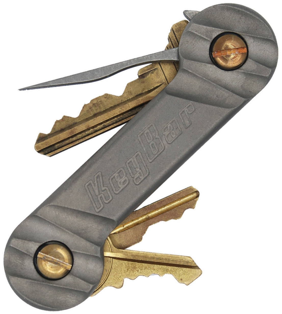 KeyBar KBR224 Titanium Carved KeyBar EDC – KnifeJoy