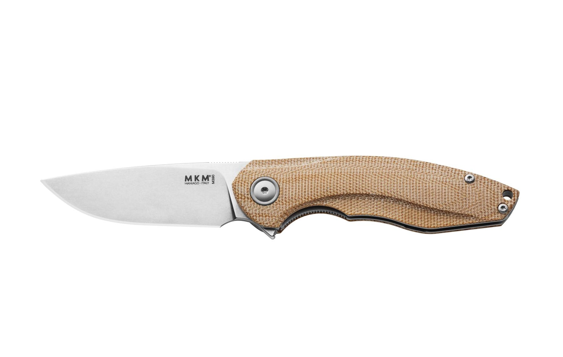 MKM Maniago Knife Makers Timavo VP02-NC Folding Knife/ M390 Stonewashe ...